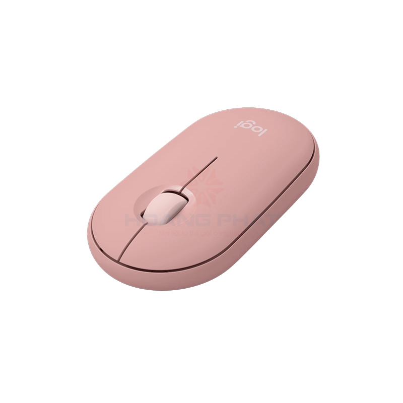 Mouse Logitech PEBBLE MOUSE 2 M350S Bluetooth (Màu hồng 910-006987)