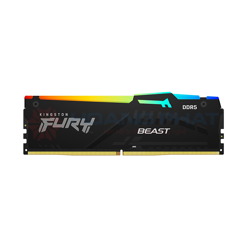 Ram Kingston Fury Beast RGB 32GB (2x16GB) DDR5 Bus 5600Mhz - (KF556C40BBAK2-32)